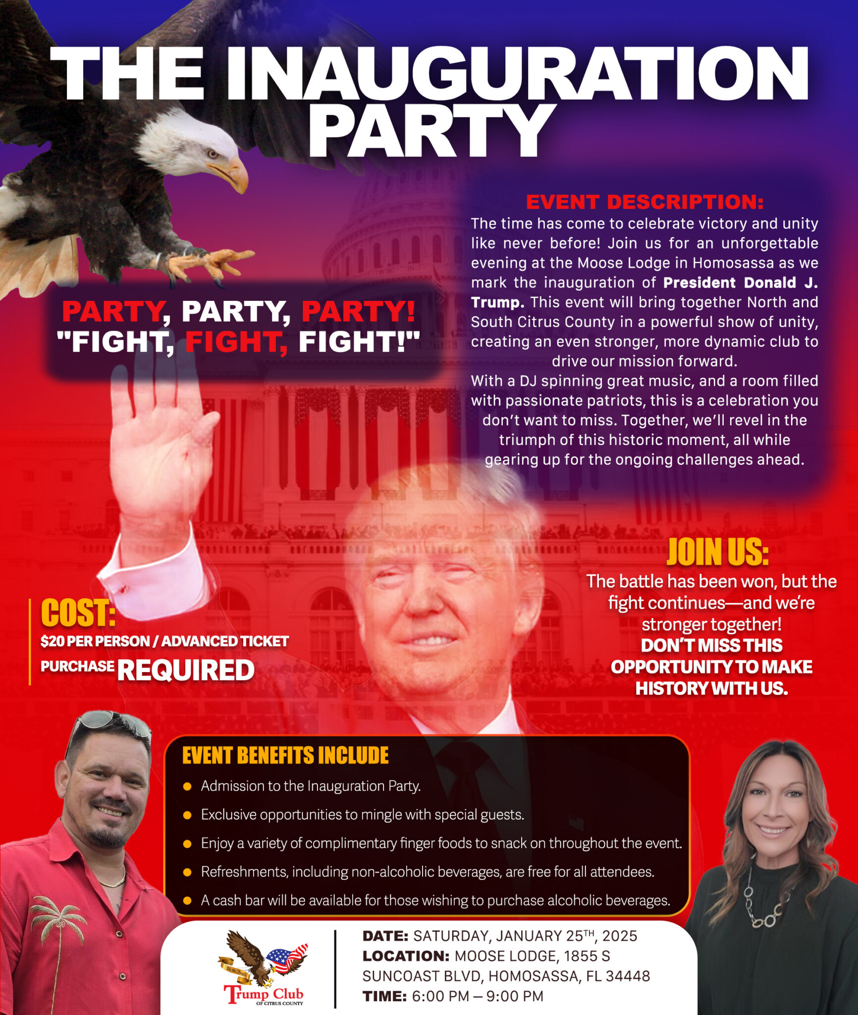 Inauguration Party! – We the Patriots